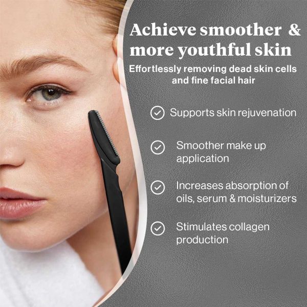 Kitsch Dermaplaning Tool - Face Razors for Women and Men, Eyebrow ...