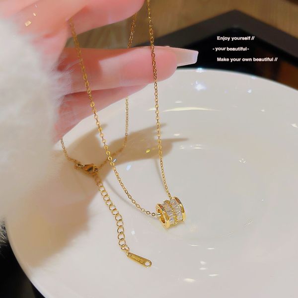 Titanium Steel Necklace Non-Fading Women's Summer High-End Versatile ...