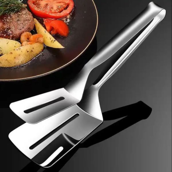 304 stainless steel food夹 # Kitchen small tools # For frying fish ...