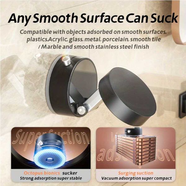 2025 new vacuum suction cup magnetic mobile phone holder, car mobile ...