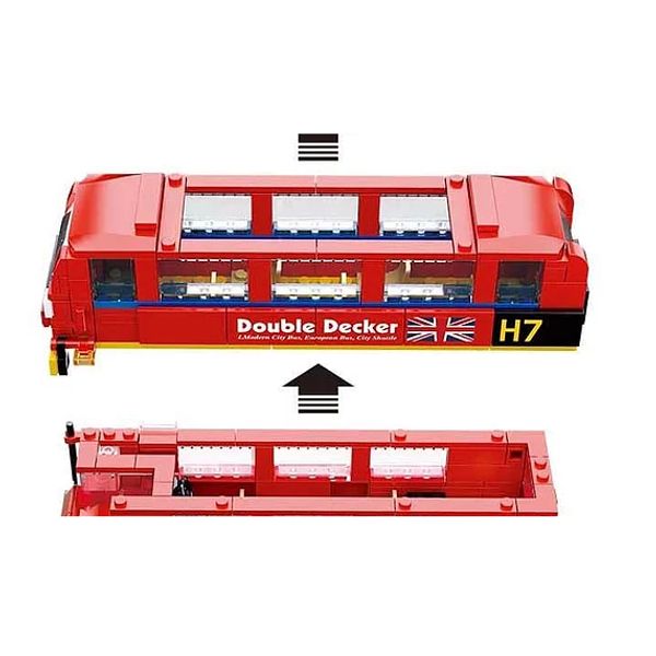 Sluban M38-B0708 Model Bricks - London Bus 382Pcs - L192