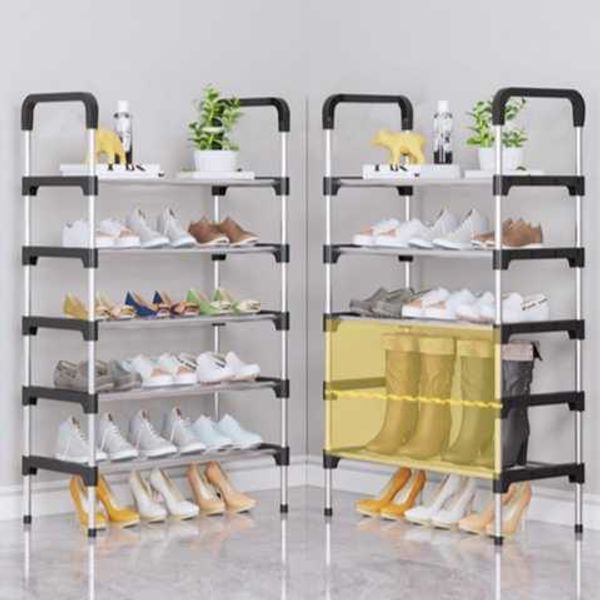 4 Layer Shoes Rack Storage Organizer Space Saving Stackable Shoe Shelf ...