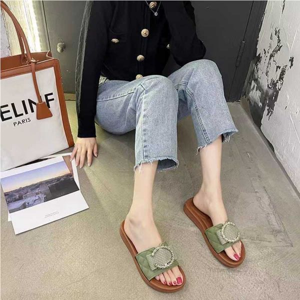 Casual Beach Shoes Popular Women's Bow Knot Outer Flip Flop Non-slip ...