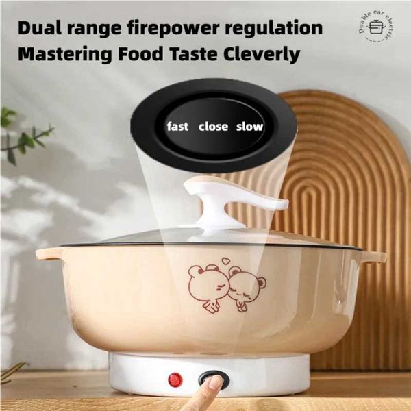 Household electric wok, wheat rice stone electric wok, multifunctional ...