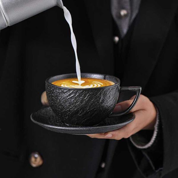 Big Mouth Coffee Cup Ins Style Cup Saucer suit Cuppuccino American ...