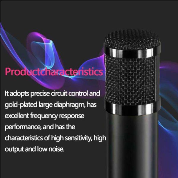 Suspension Microphone Kit Live Stream Broadcasting Recording Condenser ...