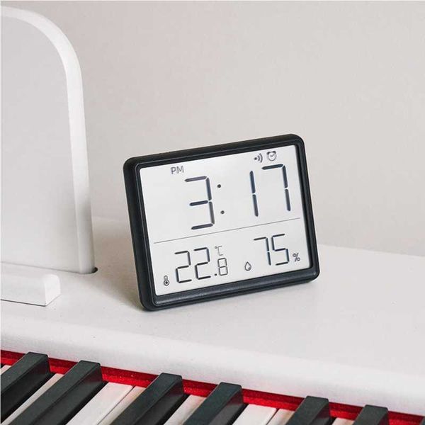 Thin electronic clock simple digital clock can be mounted on the wall ...