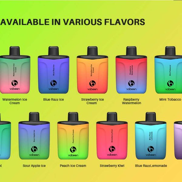 E-cigarette disposable electronic cigarettes various flavors 7500 ...