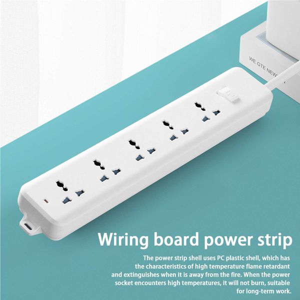 Universal Socket Safety Adapter Flame-Retardant Power Supply Board with ...