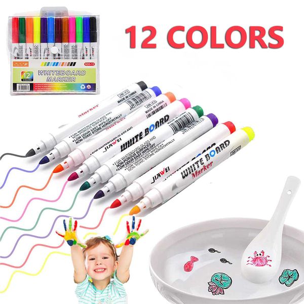 Tiktok Toy, Watercolor pen can fall off in water, Magical Water ...