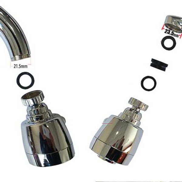 Faucet Nozzle Faucet Tap Can Adjusting 360 Rotate Water Saving Movable ...