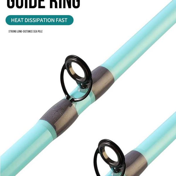 1.8m Fiberglass Spinning Fishing rod combo Fishing Rods and Reel Combo ...