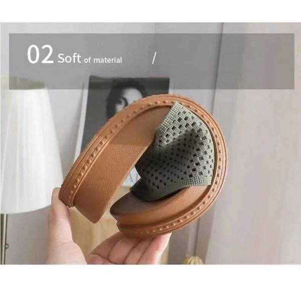 New Roman sandals outdoor slippers women wear flat-bottomed slippers ...
