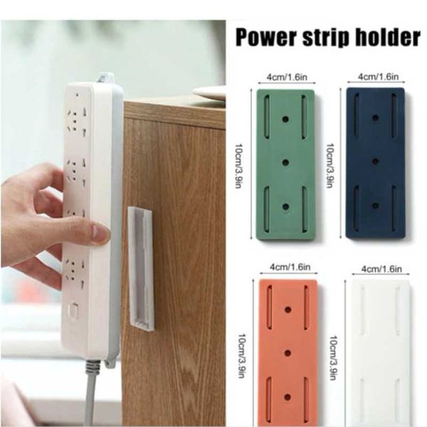 Plug fixer Wall Holder Mounted Socket Holder for Home Office - L192