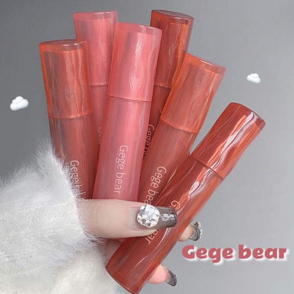 Gege bear glaze lip mud velvet matte matte soft matte lip glaze is not easy to fade and whiten ...
