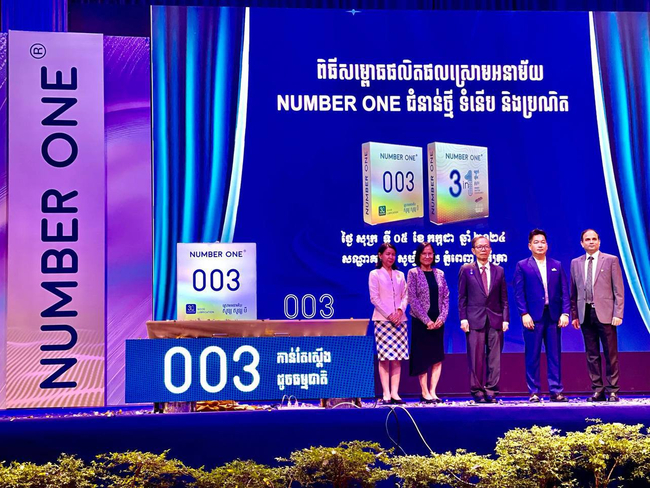 អង្គការ ភី អេស អាយ កម្ពុជា ដាក់សម្ពោធផលិតផលស្រោមអនាម័យថ្មី NUMBER ONE 003 និង 3in1 ទំនើប ប្រណិត ...
