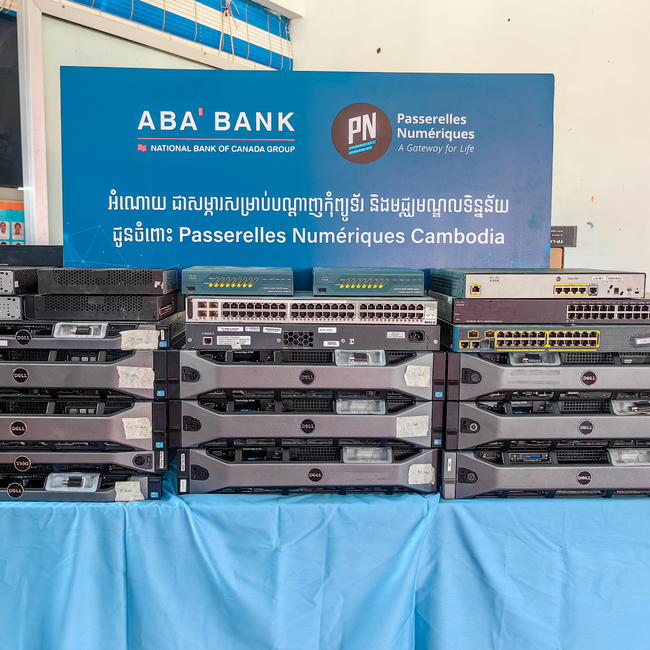 ABA ផ្តល់សម្ភារៈបរិក្ខារ IT ជូនអង្គការ PNC ជាមួយការប្តេជ្ញាចិត្ត ដើម្បីការពង្រឹងសមត្ថភាពយុវជន ...