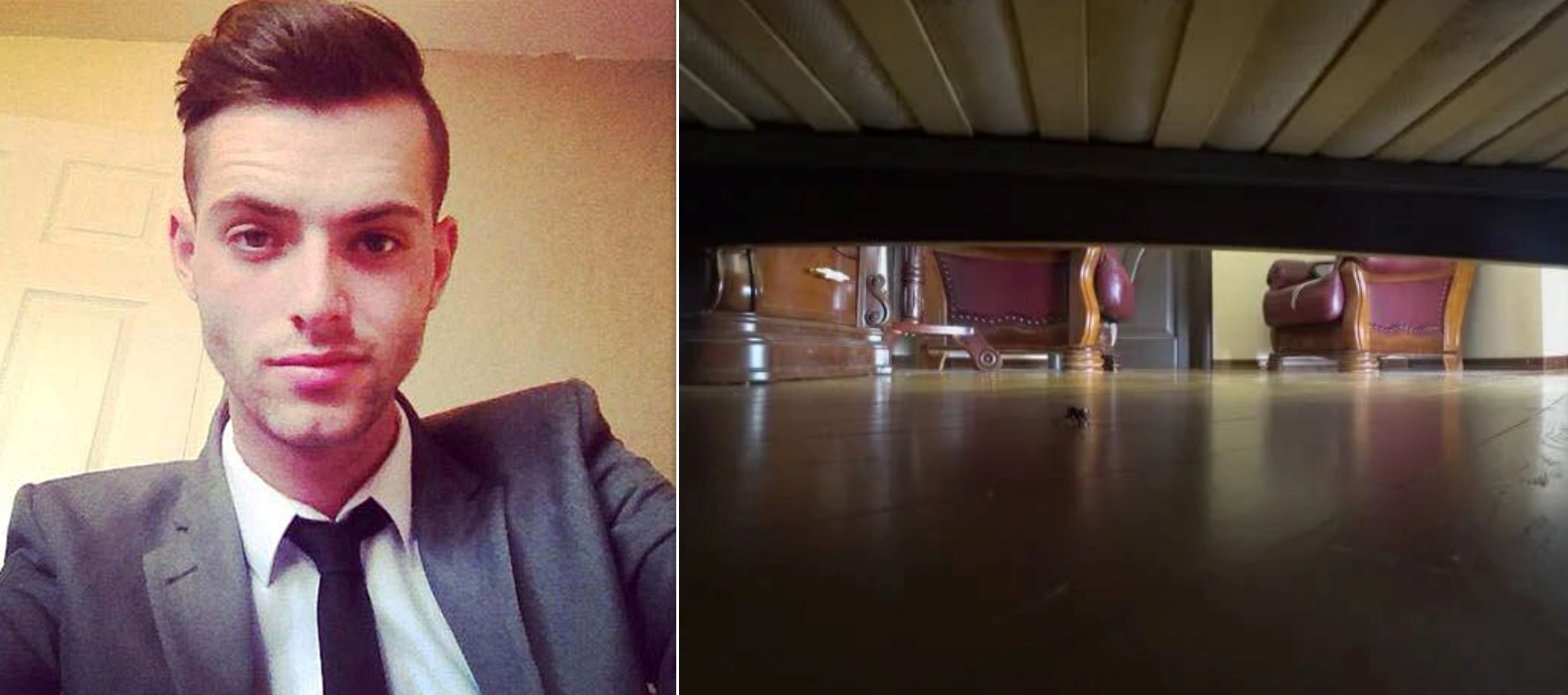 បុរសរូបនេះ ទំនេរខ្លាំង ឃ្លាំ.ចាំមើលមនុស្សស្រី ដោយ.សំ.ងំ ...