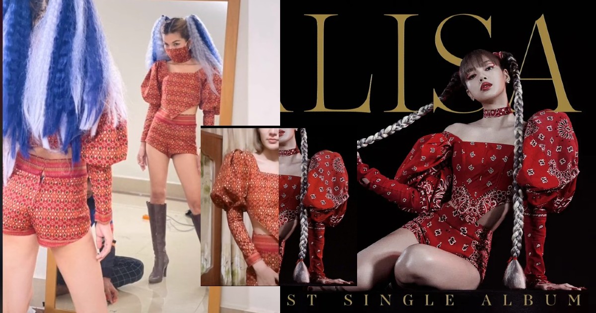 ឃើញ Lisa ពាក់ទំនង នារីខ្មែរម្នាក់នេះ យកសារ៉ុងមកកាត់ម៉ូតតាម លទ្ធផលនឹកស្មានមិនដល់ - Khmerload